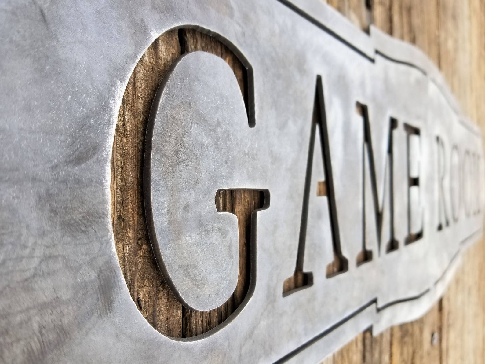 Personalized Metal Game Room Sign Personalized Gifts Wall - Etsy