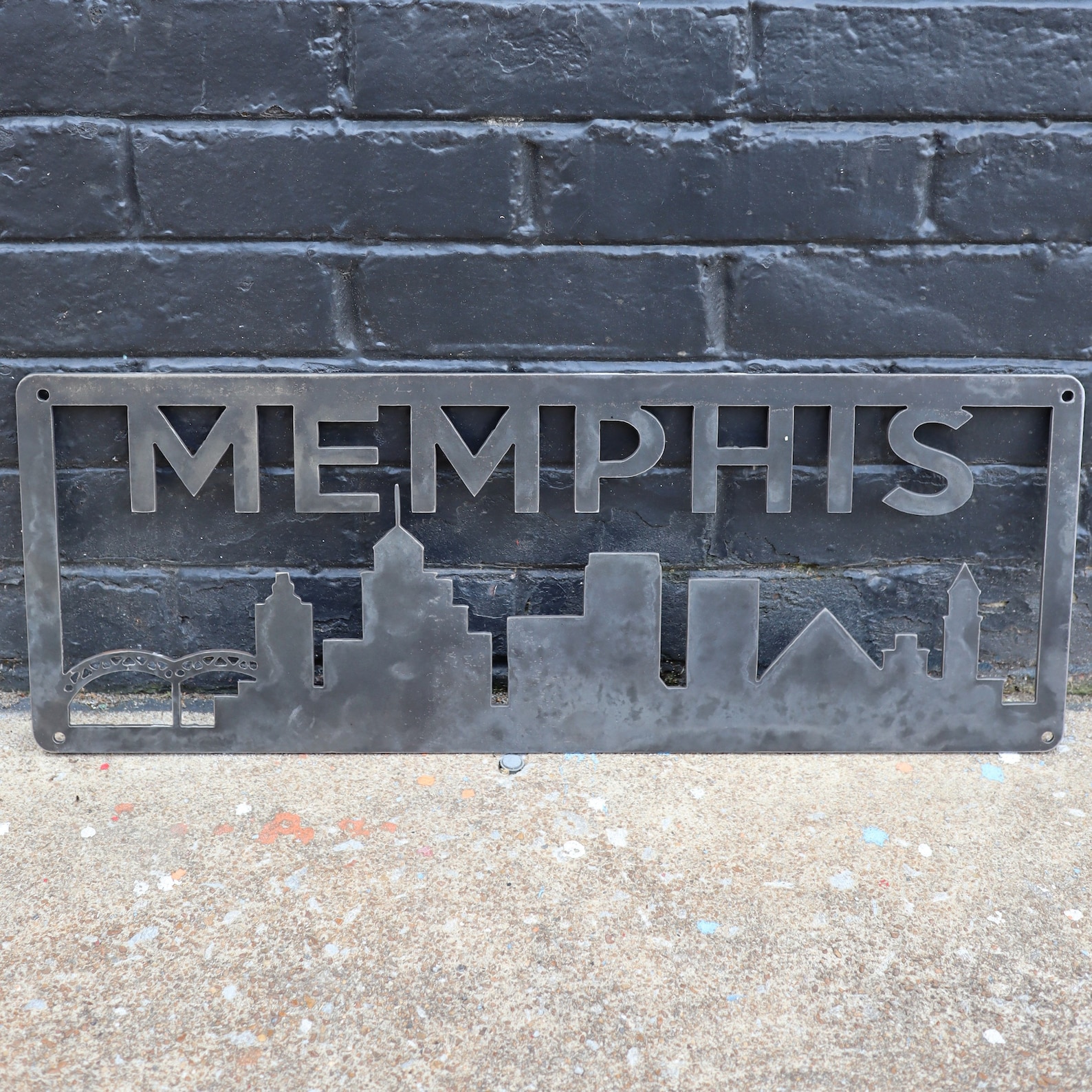 Personalized Metal Memphis Skyline Sign Memphis Tennessee | Etsy