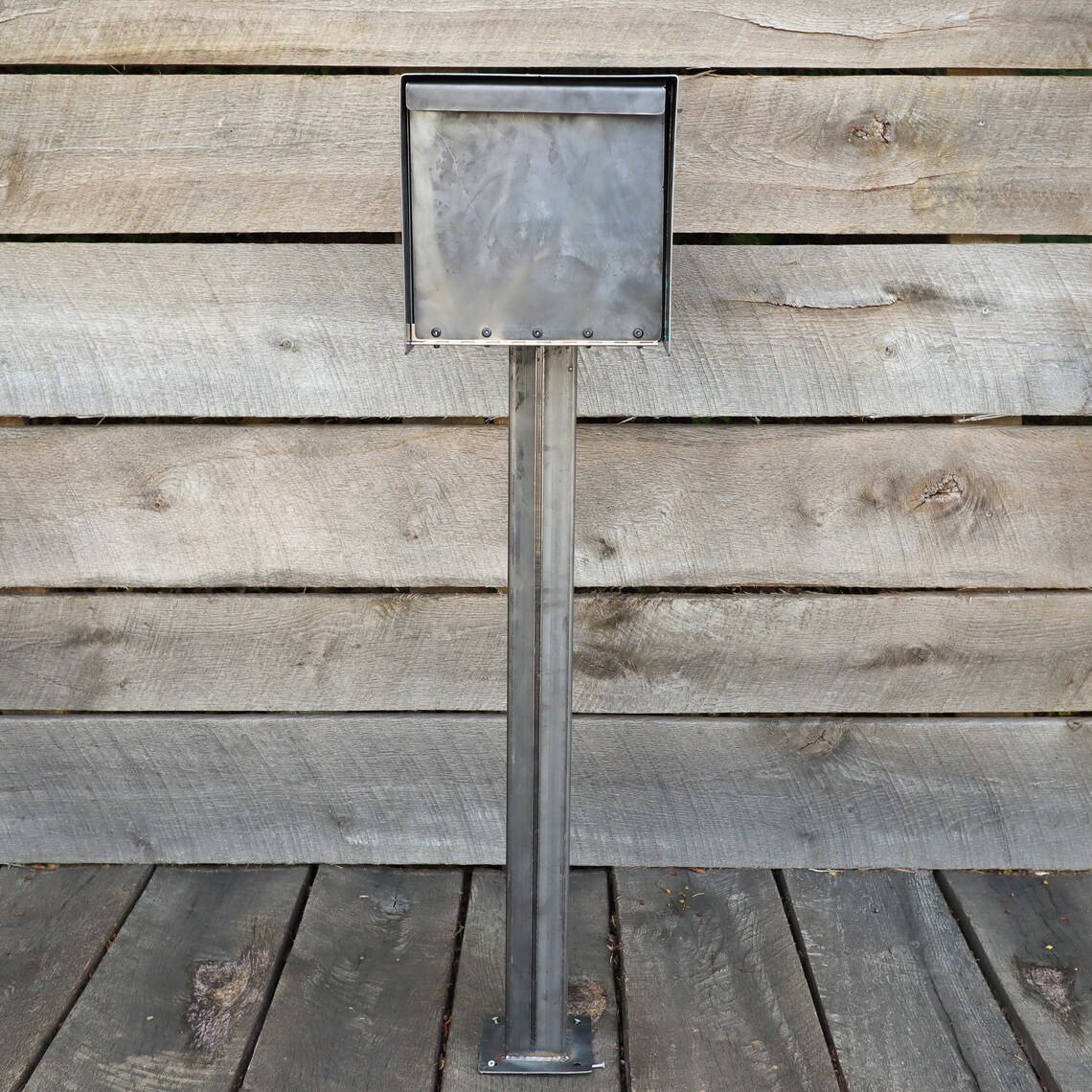 Custom Steel Mailbox Metal Address Mail Box With - Etsy