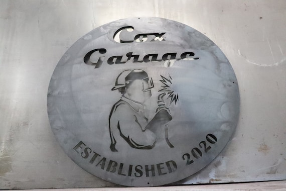 Custom Metal Welder Sign Welder Garage Sign Personalized | Etsy