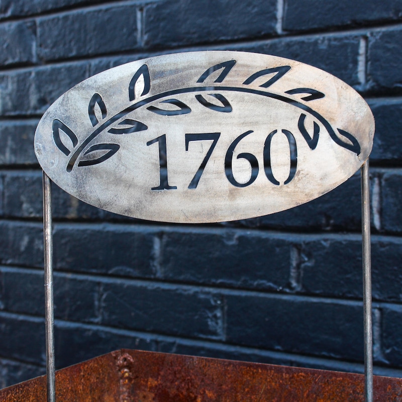 House Number Yard Sign - Etsy