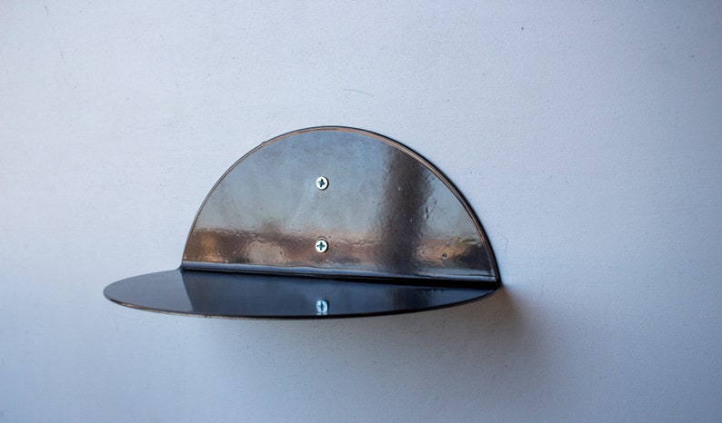 Modern Reversible Semi Circle Floating Shelf - Half Moon Shelf ...