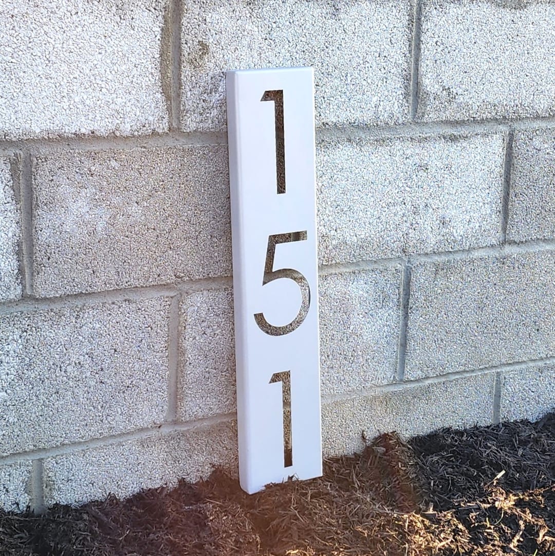 Personalized House Numbers - Large House Numbers - House Numbers Modern ...