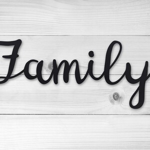 Family Metal Sign Rustic Metal Signs Family Home Decor Rustic Farmhouse ...