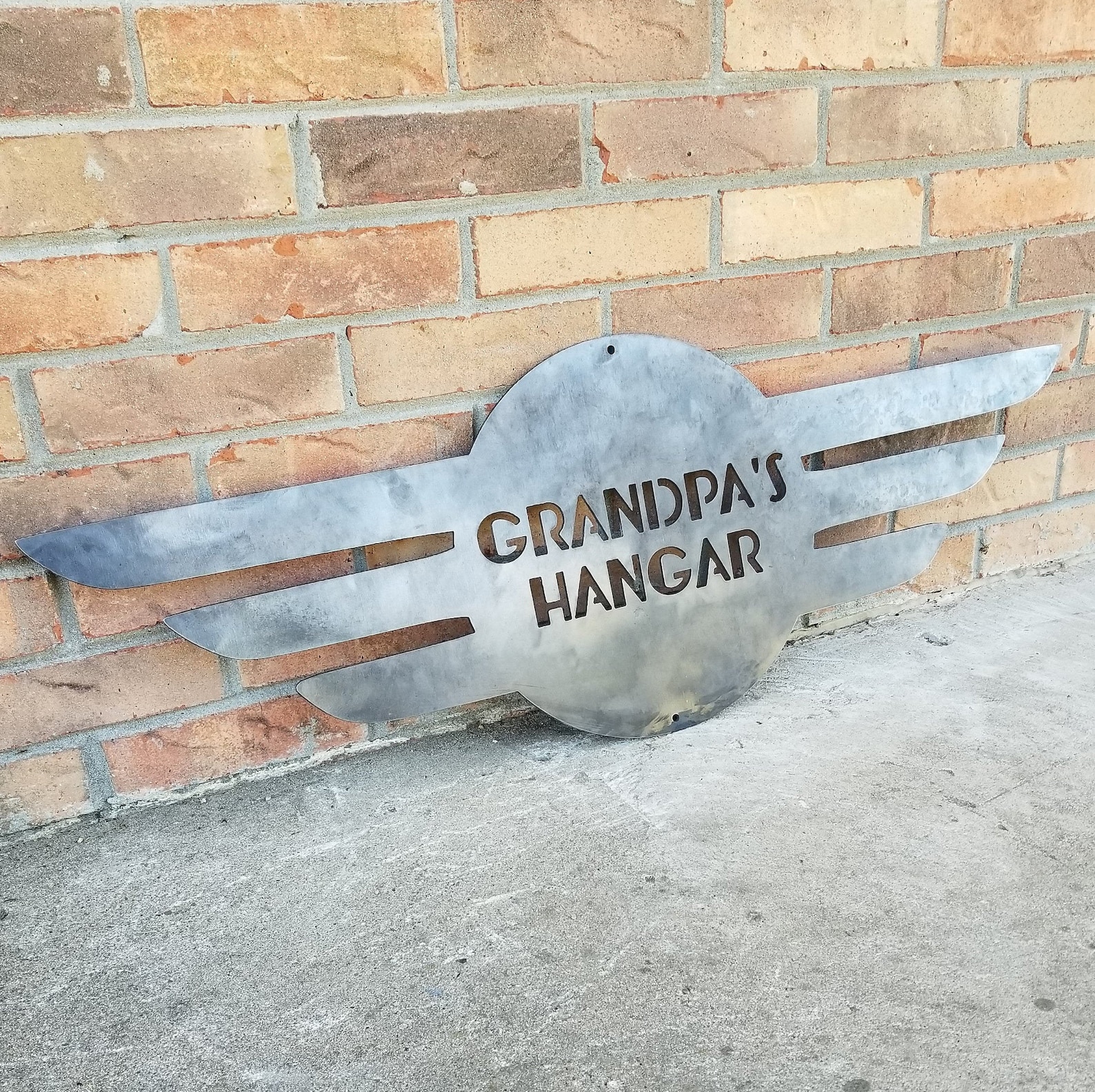 Personalized Metal Hangar Sign Aviation Decor Airplane - Etsy