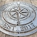 Personalized Compass Rose Metal Sign - Personalized Wedding Gift ...