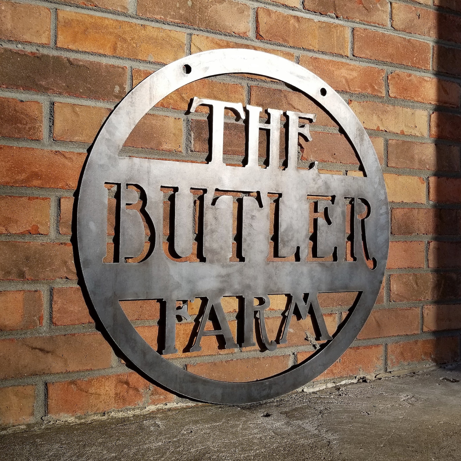 Personalized Hanging Farm Sign Custom Metal Sign Personalized Gifts ...