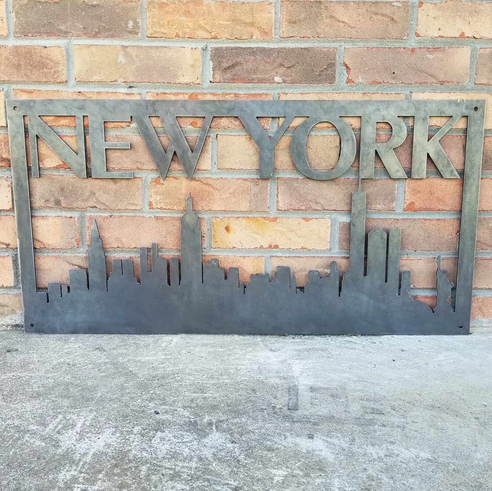 Personalized Metal New York Skyline Sign New York City NY - Etsy