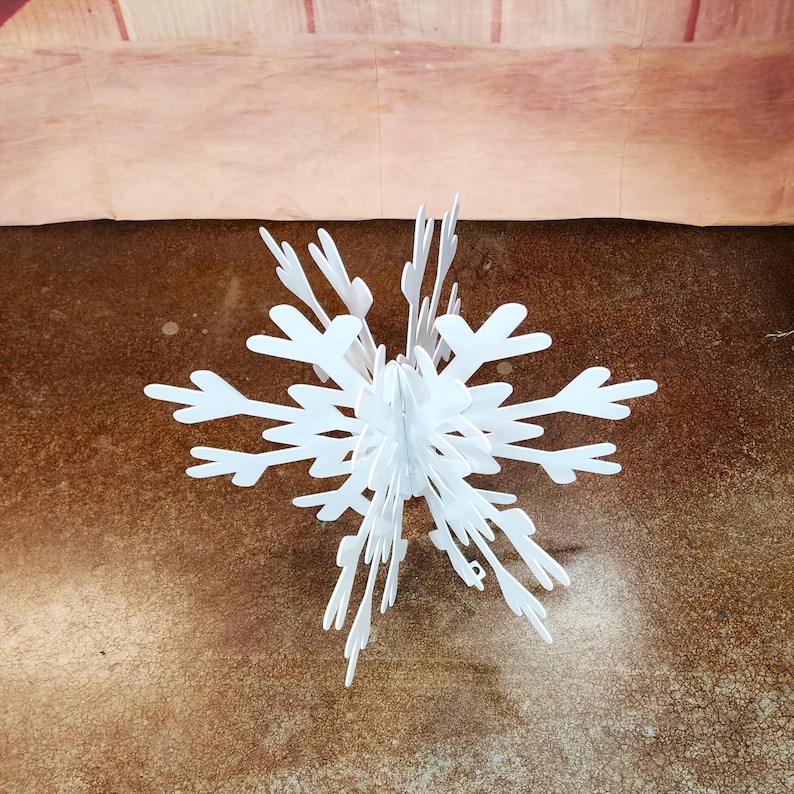 Snowflake Metal Yard Art - Hosting Holiday Decor - Garden Sculpture - Etsy