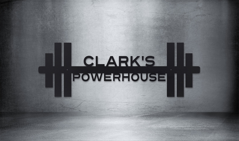 Personalized Home Gym Sign Work Out Custom Gym Sign - Etsy
