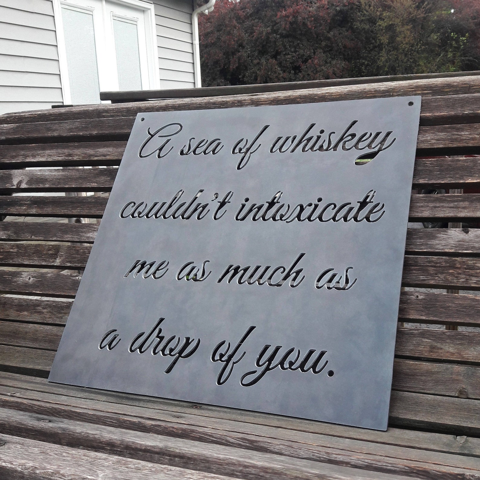 Personal Quote Sign Custom Metal Quote Sign Wall Decor - Etsy