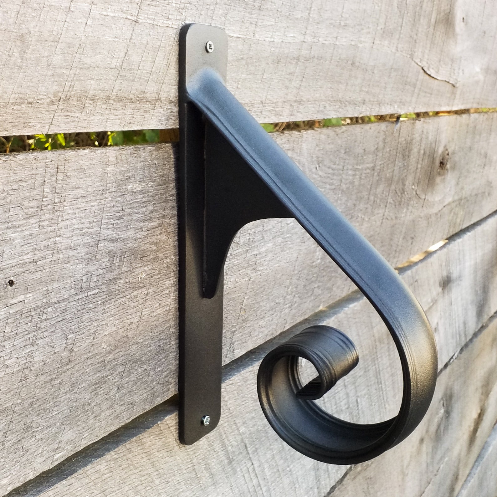 1 Step Handrail - Metal Grab Rail for One Stair - Victorian Stair Rail ...