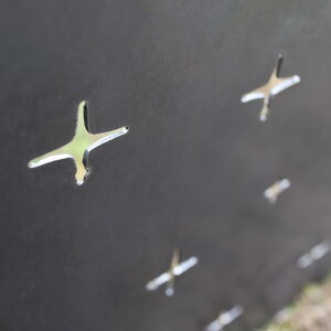 Twinkling Stars Steel Fire Pit - Metal Outdoor Backyard Fire Ring ...