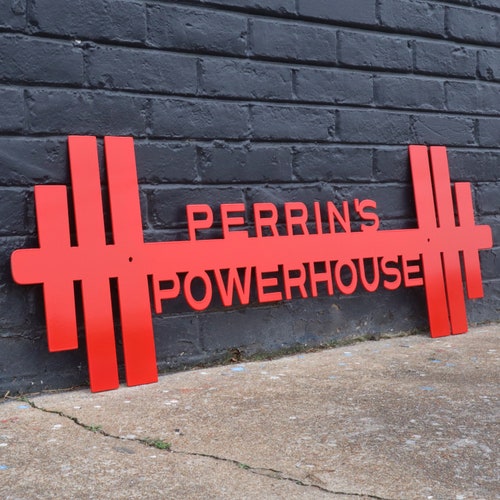 Personalized Gym Name Sign Custom Home Gym Workout Room Sign - Etsy