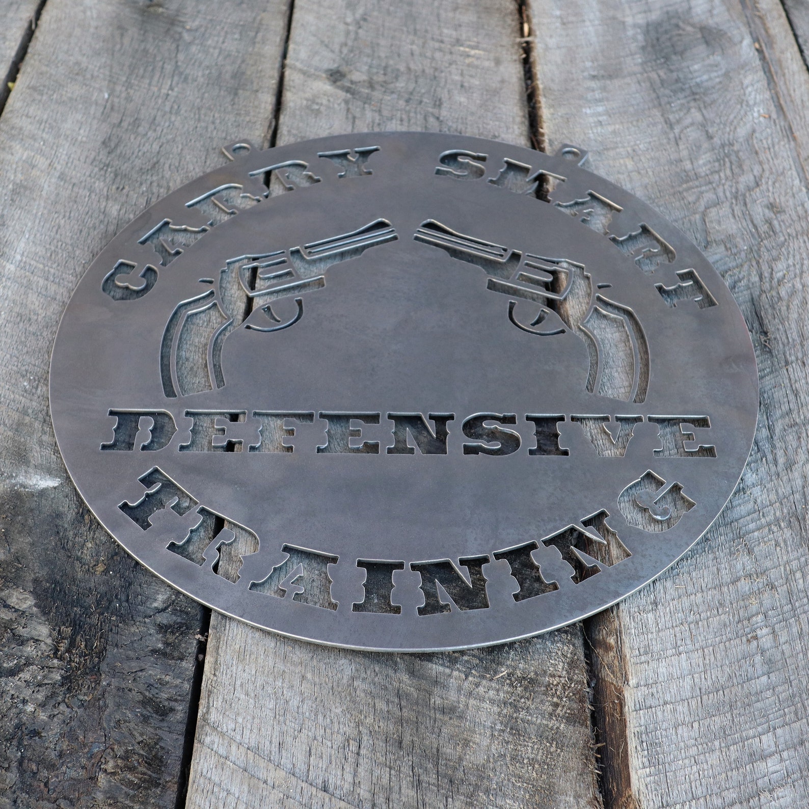 Personalized Hanging Metal Gun Sign Custom Pistol Sign Man - Etsy