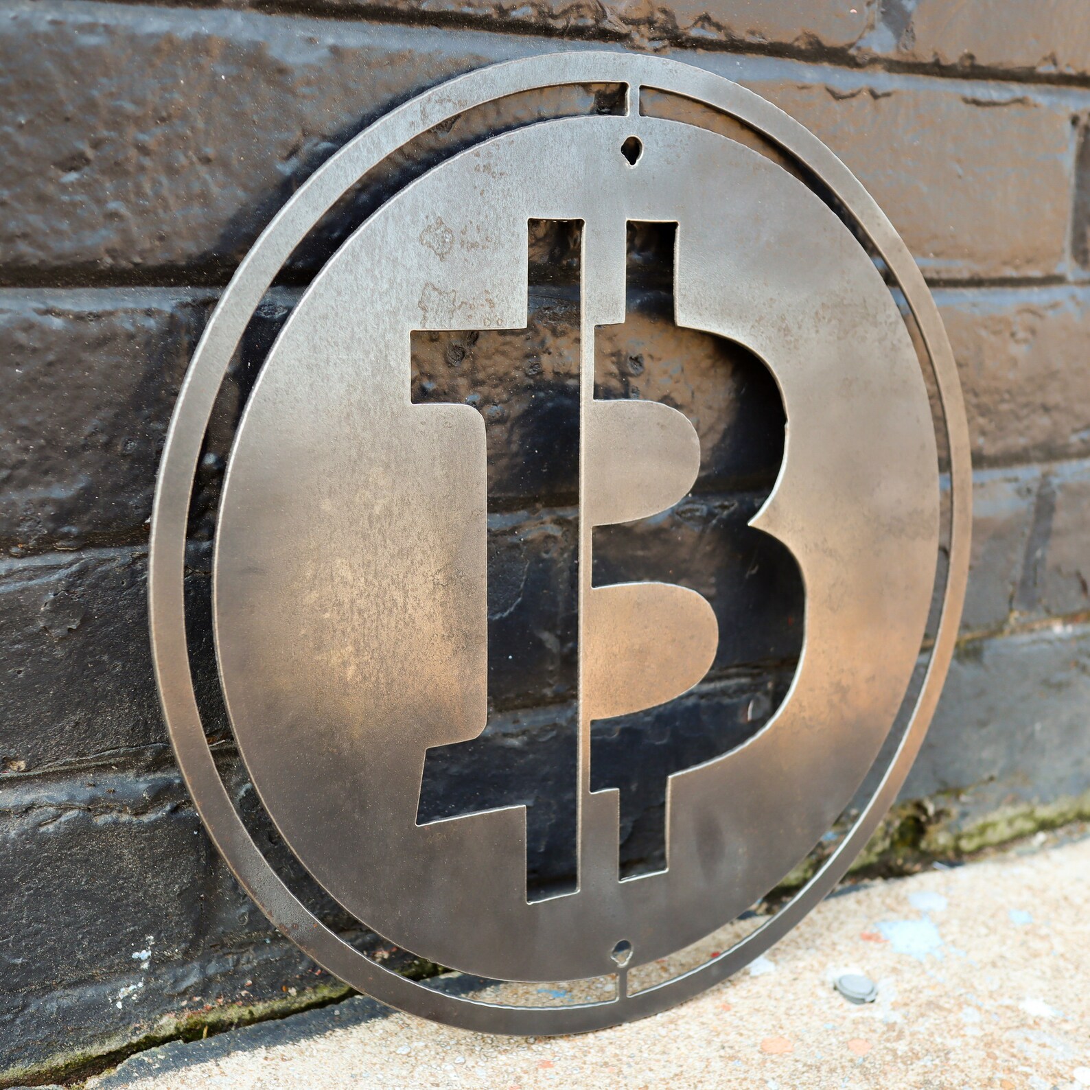 Metal Bitcoin Shop Sign Steel Cryptocurrency Business Decor - Etsy