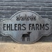 Custom Vintage Metal Farmhouse Sign Family Farm Wall Art - Etsy