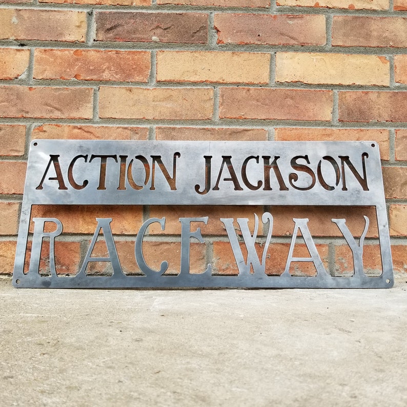 Personalized Rustic Metal Sign Personalized Garden Sign | Etsy