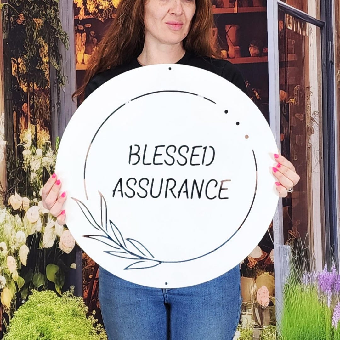 Blessed Assurance - Christian Artwork - Modern Christian Art ...