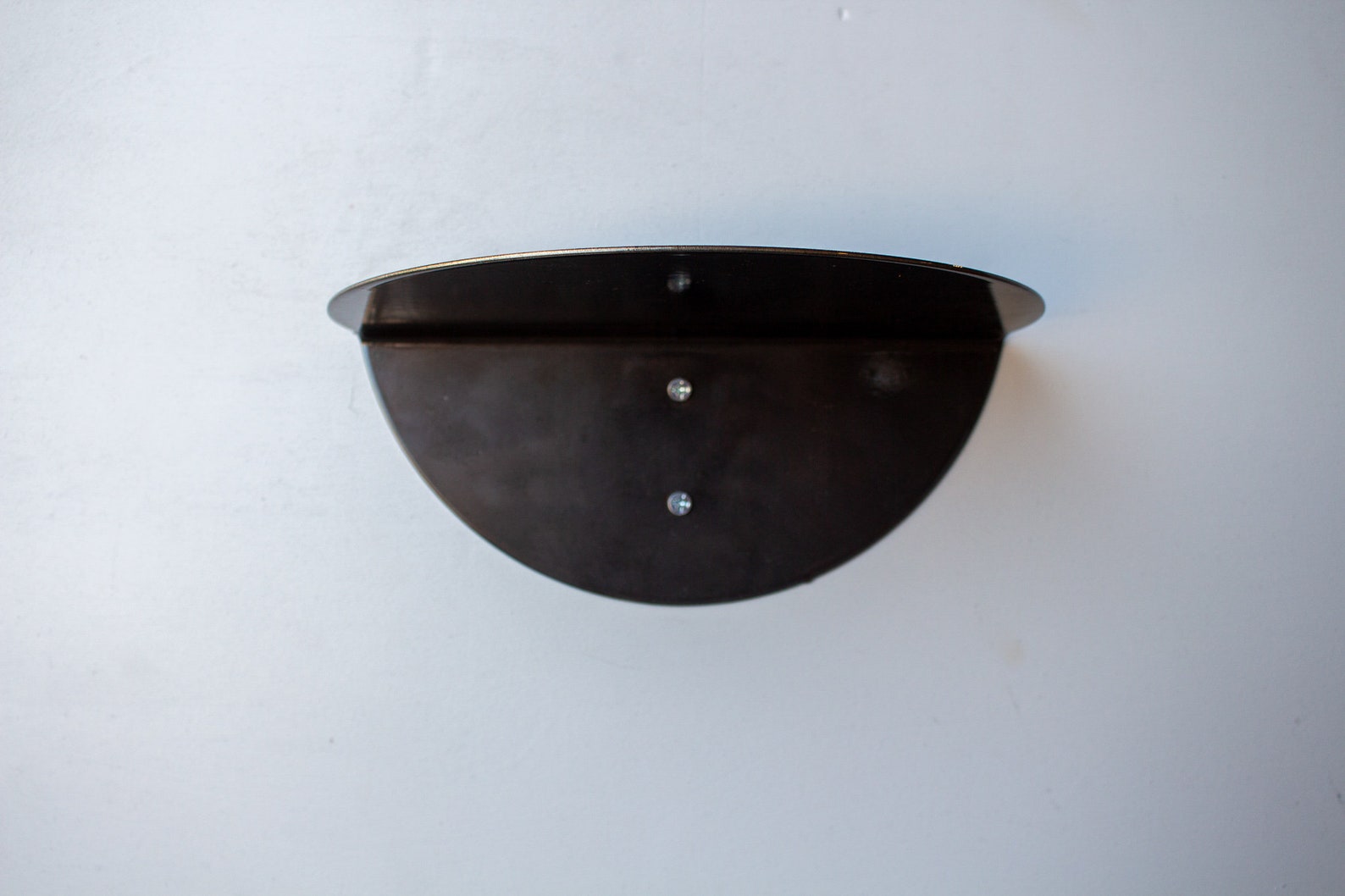 Modern Reversible Semi Circle Floating Shelf - Half Moon Shelf ...