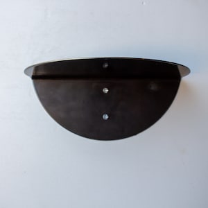 Modern Reversible Semi Circle Floating Shelf - Half Moon Shelf ...