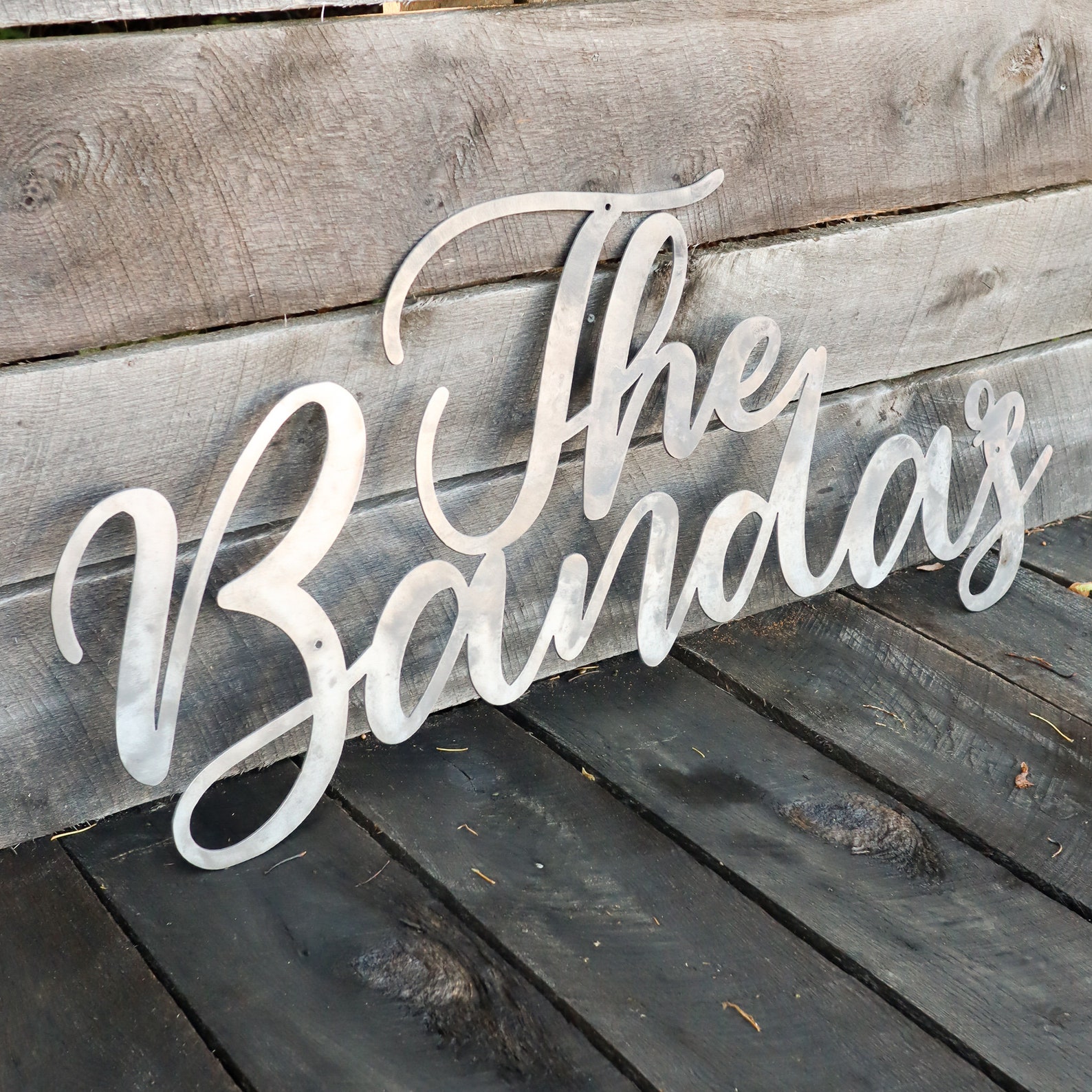 Custom Metal Last Name Sign Personalized Metal Family Decor - Etsy