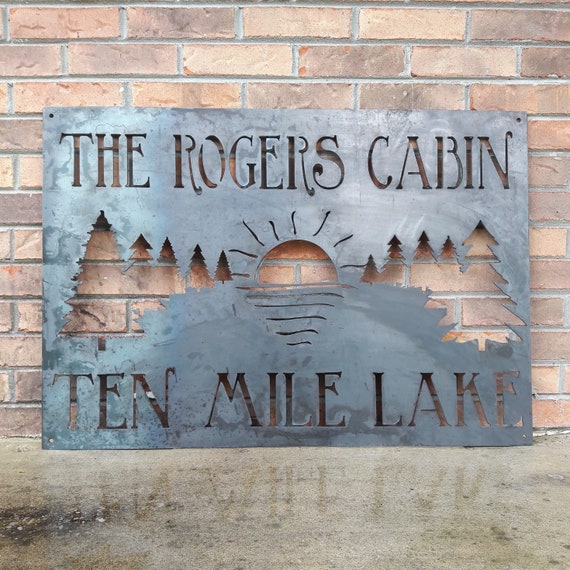 Rustic Metal Sign