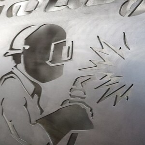 Custom Metal Welder Sign - Welder Garage Sign - Personalized Gifts ...