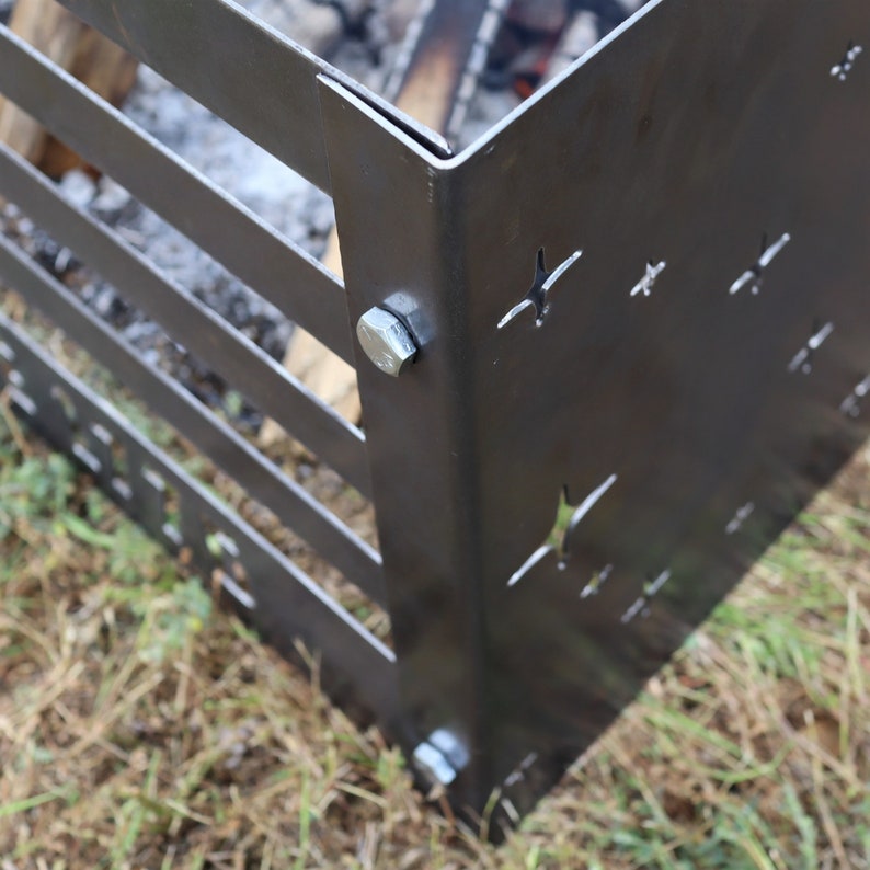 Starry Night Steel Fire Pit – Rustic Outdoor Fire Ring - Etsy