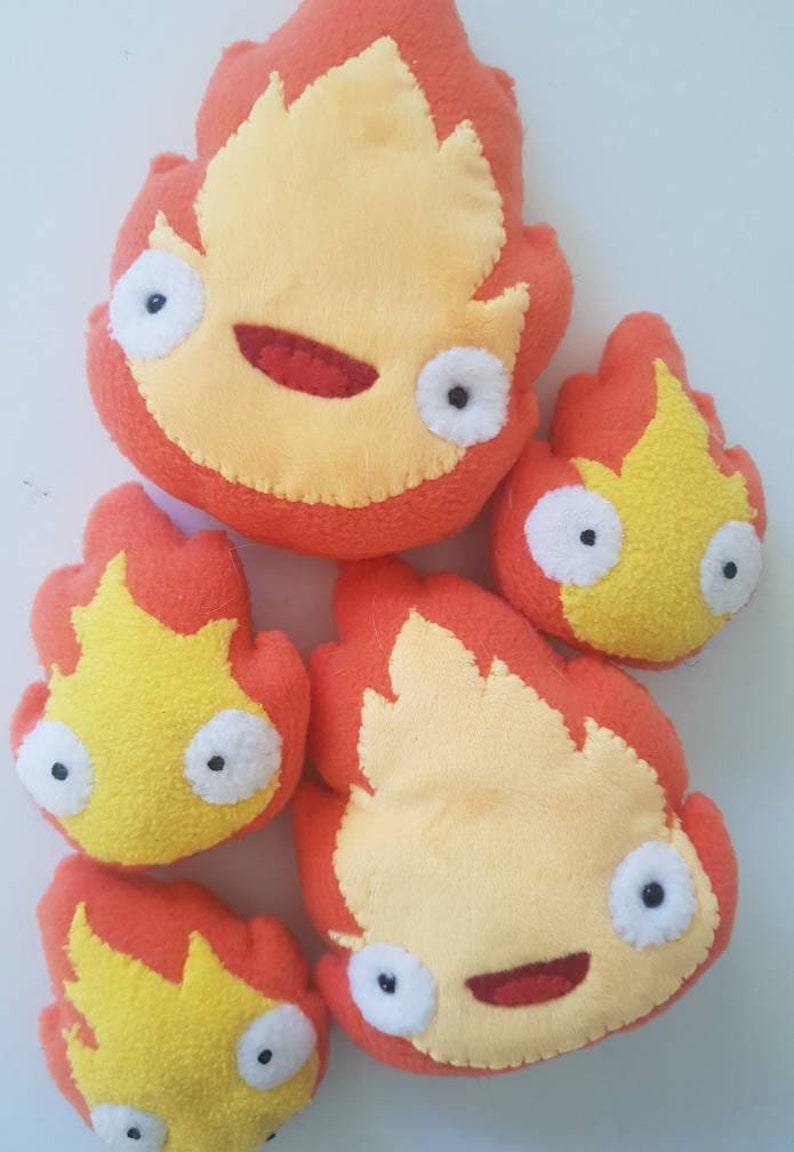 Howls Moving Castle Calcifer Plush | Etsy