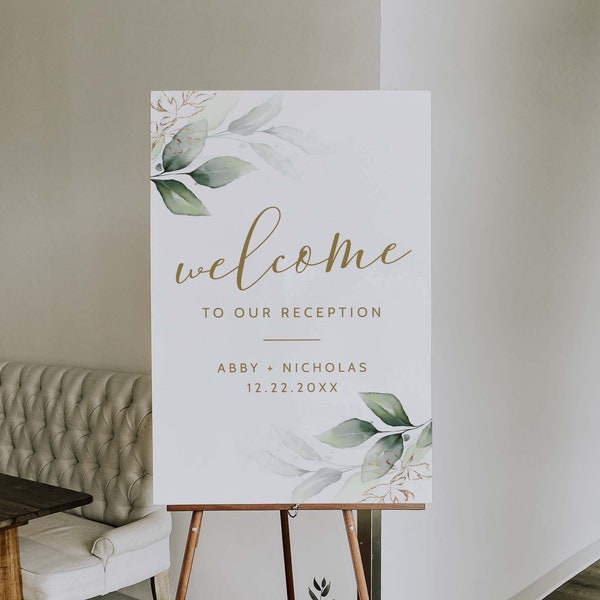 Reception Sign - Etsy