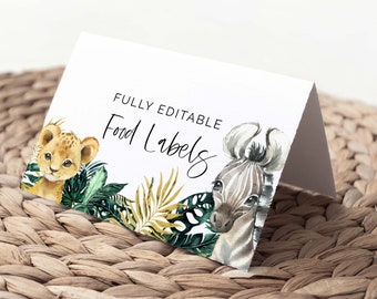 Folded Food Labels - Etsy