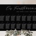 Black Seating Chart Template Wedding Seating Plan Editable - Etsy