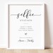 Modern Selfie Station Sign, Minimalist Wedding Snap A Photo Sign ...
