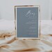 Dusty Blue Wedding Bar Menu Sign Printable Drink Menu - Etsy