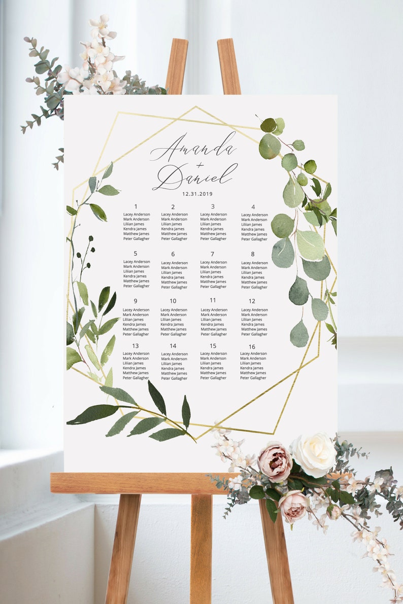 Etsy Seating Chart Template Etsy Seating Chart Template