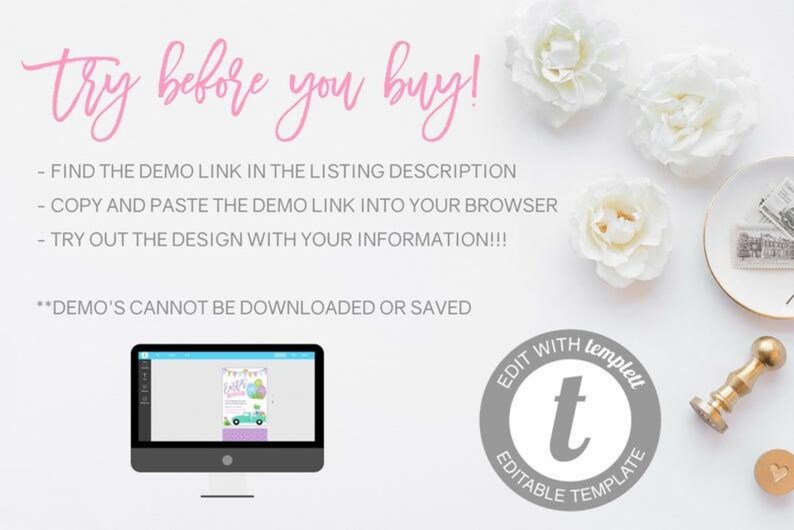 Editable Easter Egg Hunt Flyer PTO PTA Printable Easter Party - Etsy