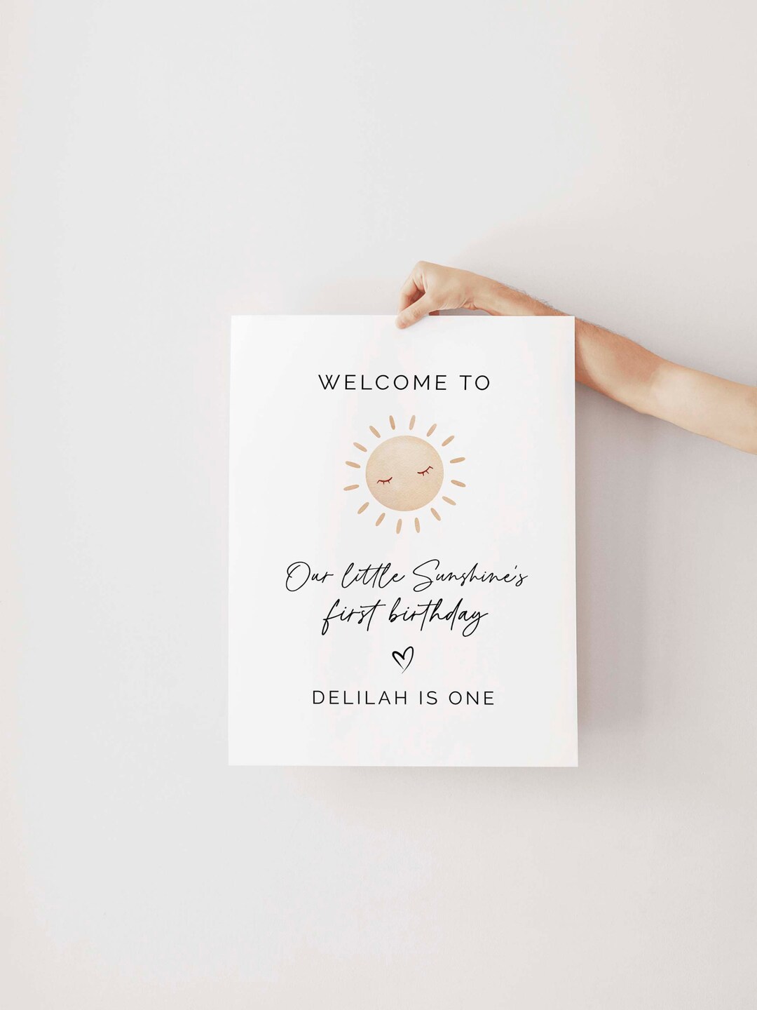 Our Little Sunshine Welcome Sign | Sunshine Welcome Poster | You Are My ...