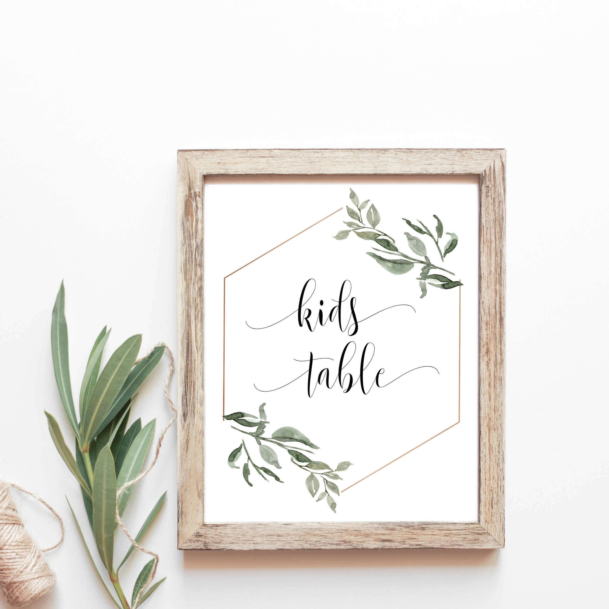 Kids Table Sign Kids Table Wedding Kids Table Printable - Etsy