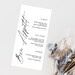Bon Appetit Minimalist Menu Card, Printable Modern Dinner Card for ...