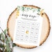Bee Baby Bingo Printable Game Mommy Bee Bingo Game Parents - Etsy