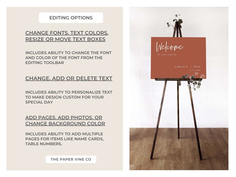 Terracotta Welcome Sign Rust Welcome to Our Forever Burnt - Etsy