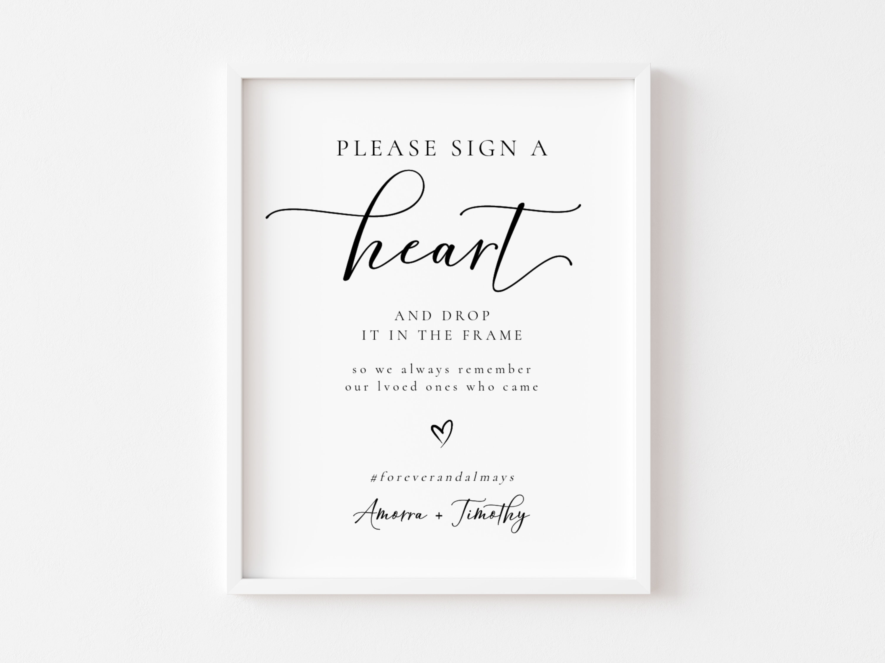 Please Sign a Heart Wedding Sign Drop Box Guest Book Sign - Etsy Australia