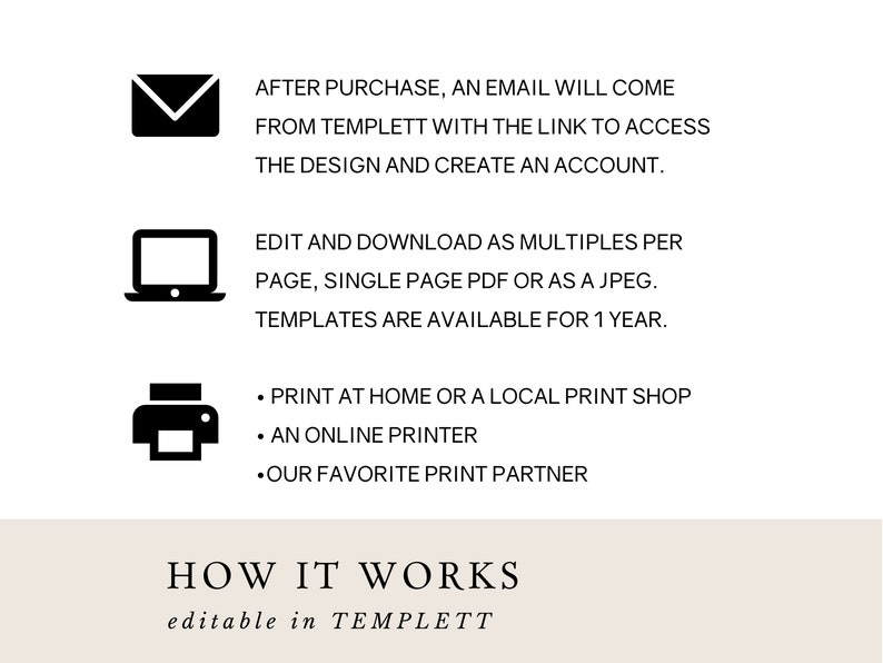 Bon Appetit Minimalist Menu Card Printable Modern Dinner Card - Etsy