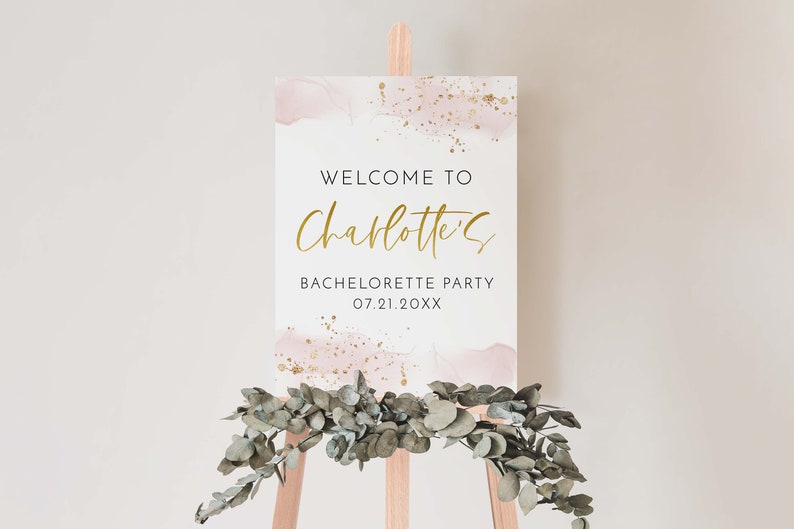 Bachelorette Welcome Sign Printable Bach Party Welcome - Etsy