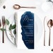Navy Blue Printable Menu Watercolor Printable Menu Cards - Etsy