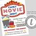 Family Movie Night Flyer Drive in Movie Editable Template Instant ...