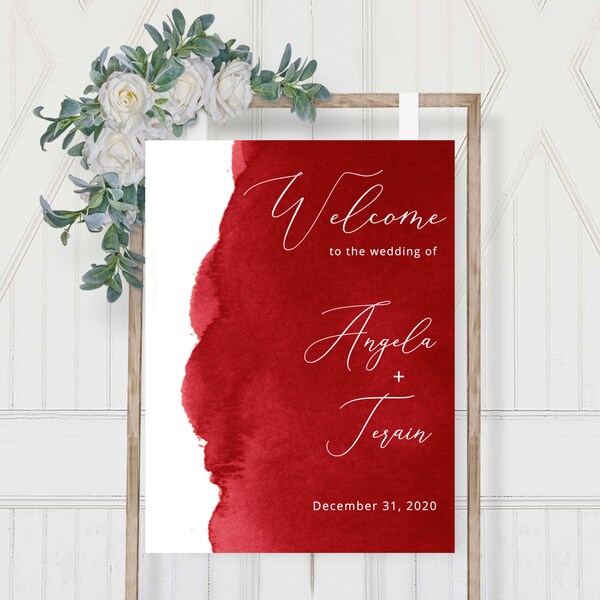 Red Wedding Decor - Etsy