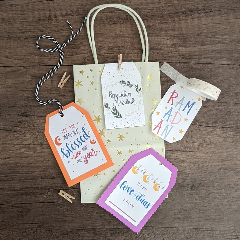 Ramadan Gift Tag | Printable Ramadan Gift Tags | Ramadan Gift - Etsy