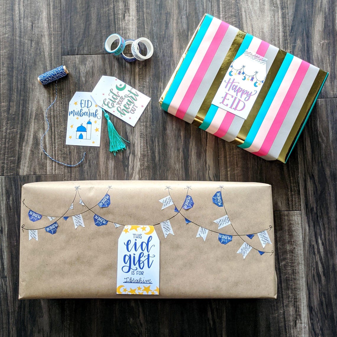 Eid Gift Tag | Printable Eid Gift Tags | Eid Gift - Etsy